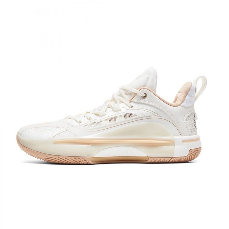PEAK Flash 5 Women's Basketball Match Shoes - Beige - Peak Sports Malaysia